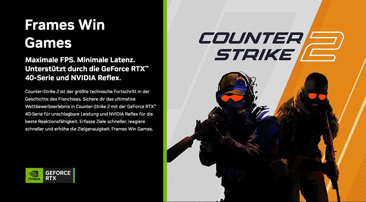 NVIDIA CS2 Frames Win Games | Mindfactory.de